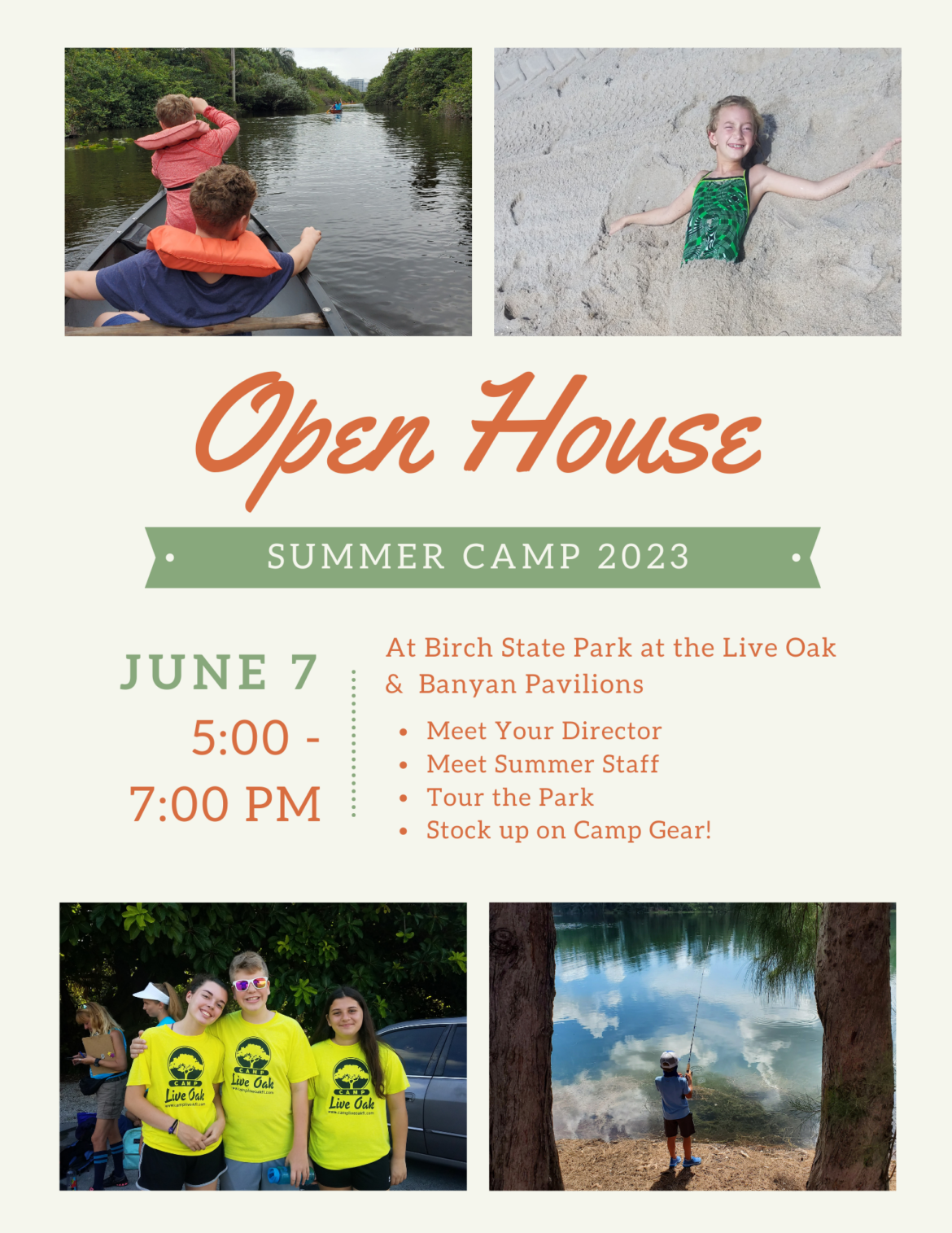 Open House - Camp Live Oak